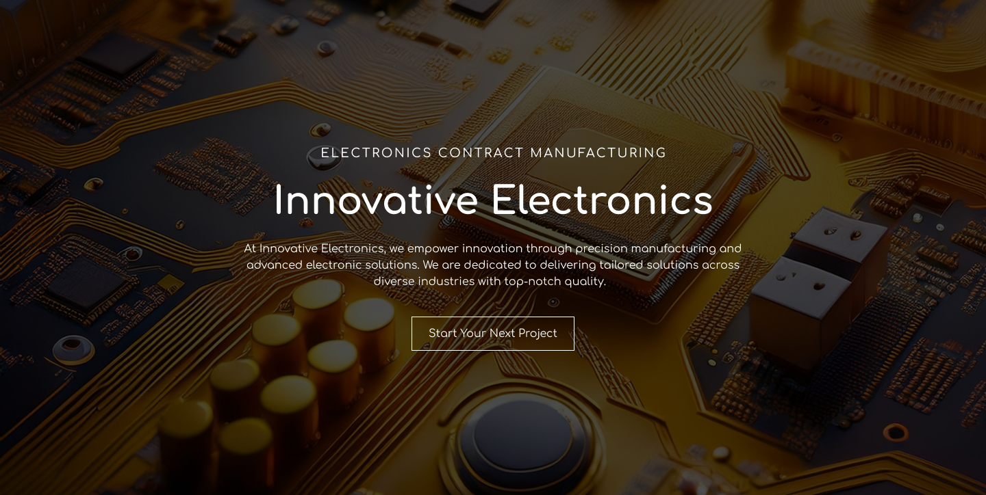 Electronics Manufacturing Solutions | Innovative Electronics