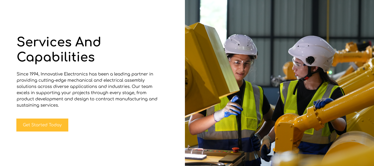 Services and Capabilities | Innovative Electronics